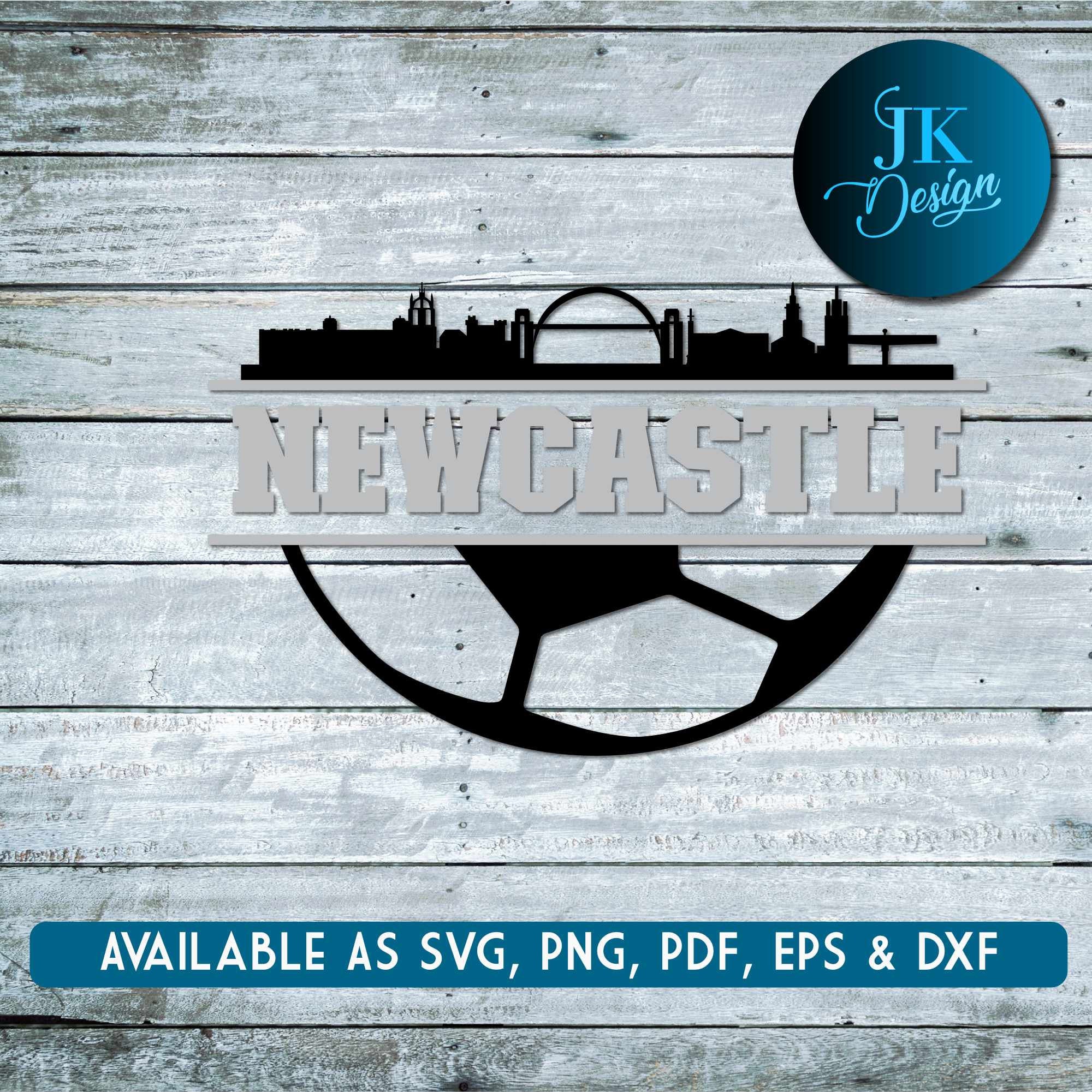 Newcastle Skyline Digital Art SVG PNG PDF Silhouette & - Etsy UK