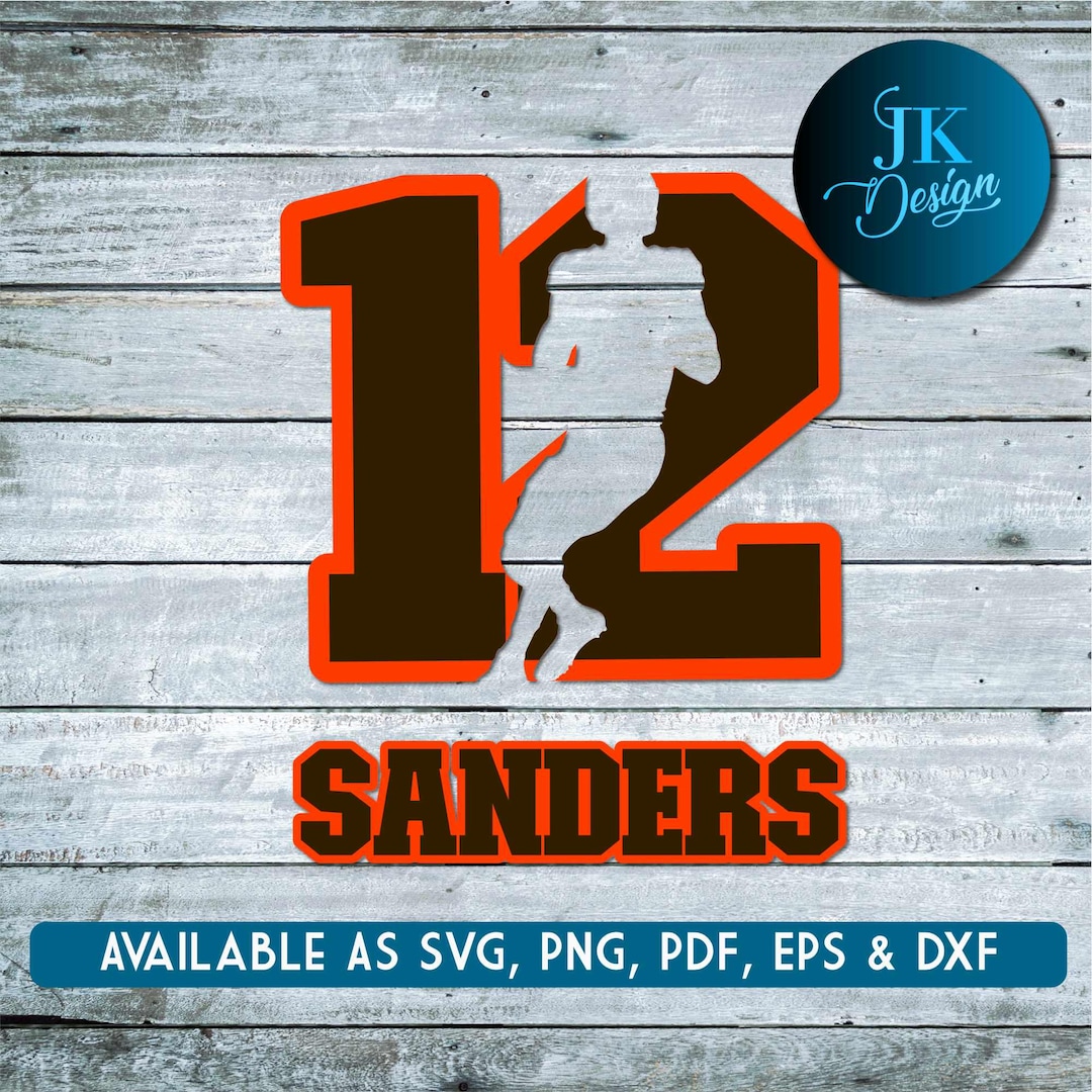 Cleveland Shedeur Sanders #12 SVG Design - Digital Download - Etsy