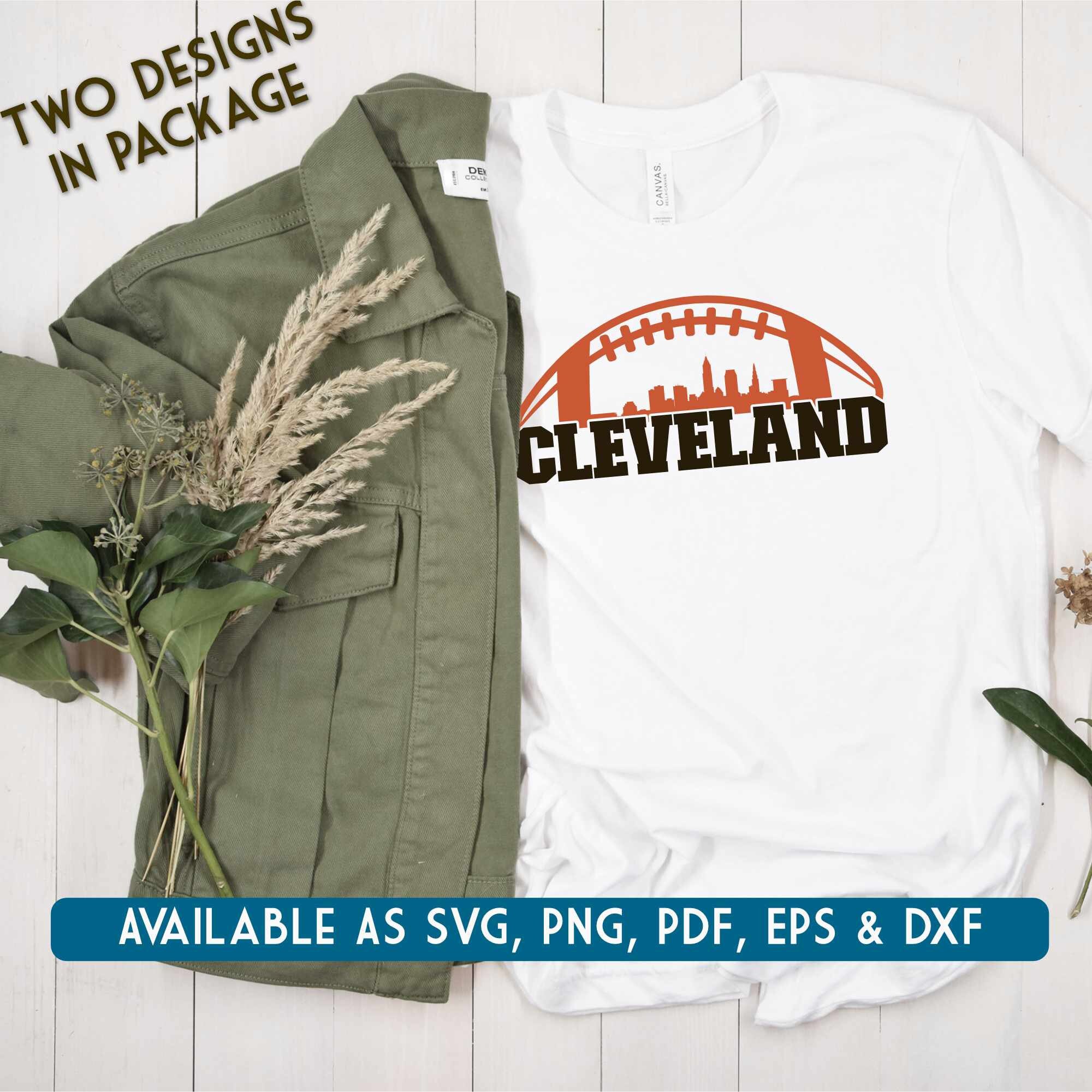 Cleveland Skyline Digital Art SVG, PNG, PDF Silhouette & Cricut - Etsy