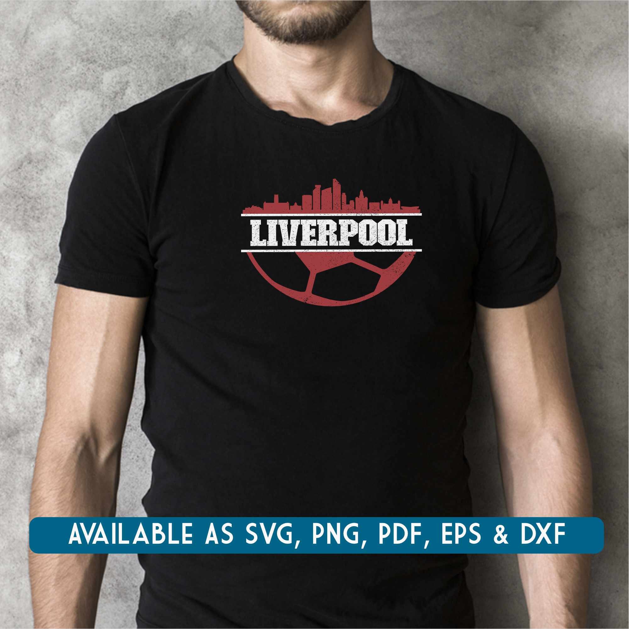 Liverpool Skyline Digital Art | SVG, PNG, PDF | Silhouette & Cricut ...