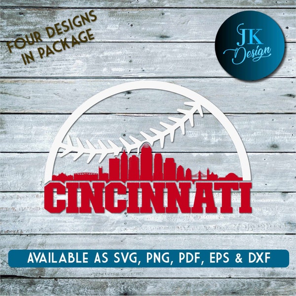 Cincinnati Reds Svg - Etsy