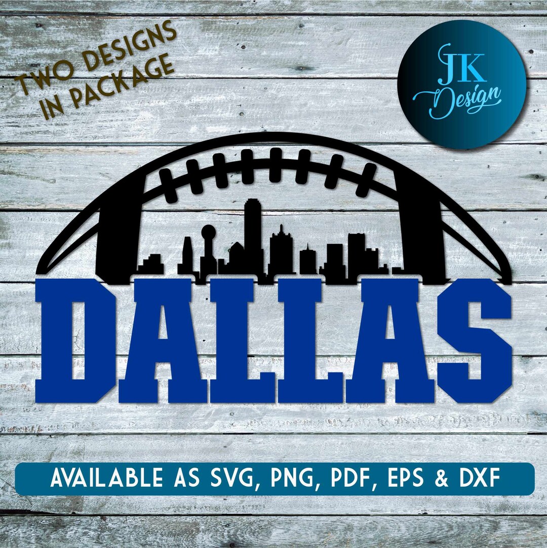Dallas City Skyline Digital Art | SVG, PNG, PDF | Silhouette & Cricut ...