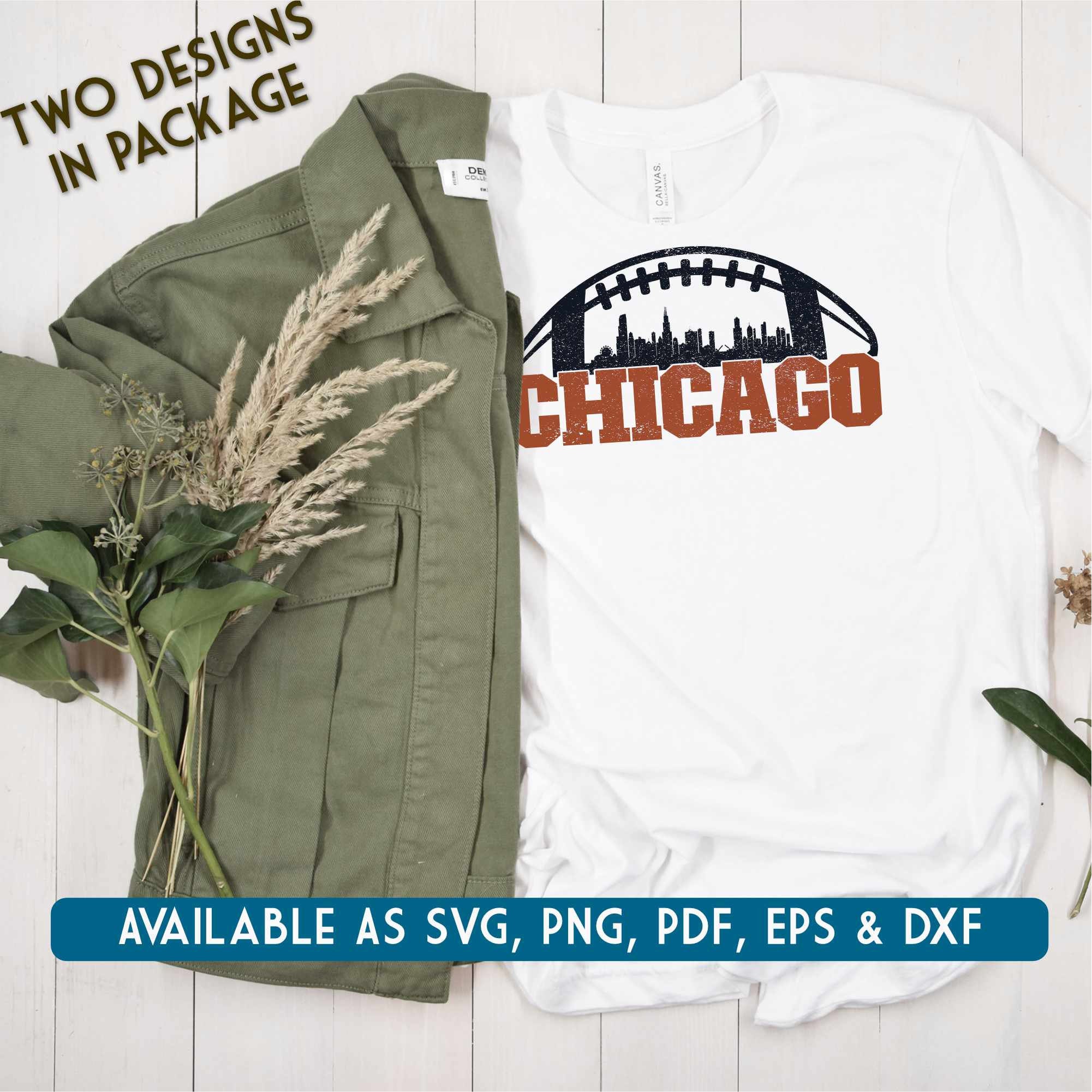 Chicago Skyline Digital Art | SVG, PNG, PDF | Silhouette & Cricut - Etsy