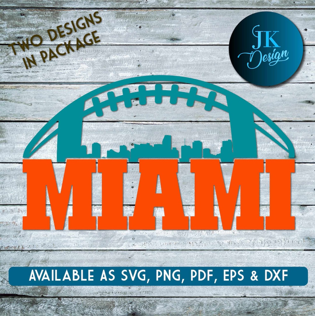 Miami City Skyline Digital Art | SVG, PNG, PDF | Silhouette & Cricut - Etsy