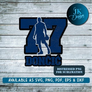 Los Angeles Luka Doncic #77 SVG Design - Digital Download - Etsy