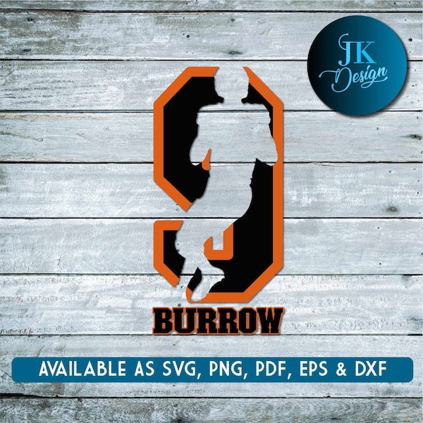 Joe Burrow Clipart - Etsy