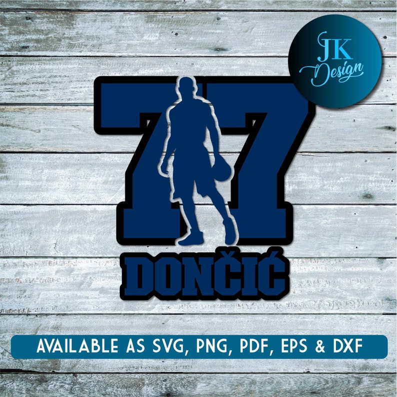Los Angeles Luka Doncic #77 SVG Design - Digital Download - Etsy