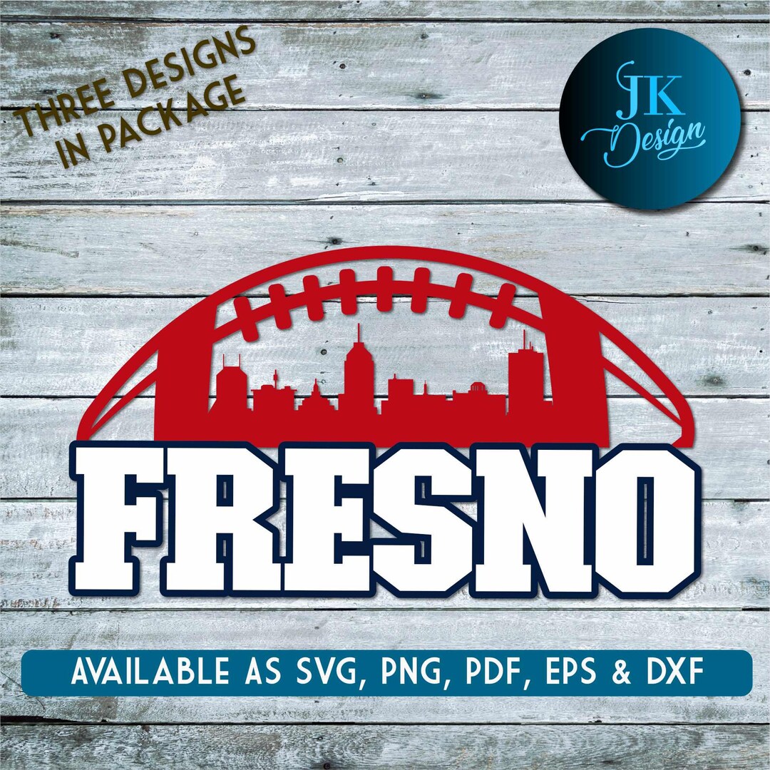 Fresno California Skyline Digital Art | SVG, PNG, PDF | Silhouette ...