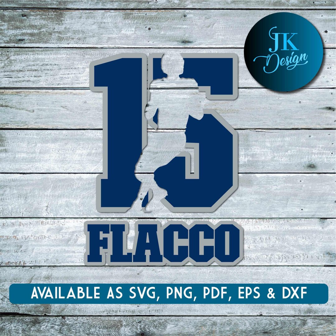 Indianapolis Joe Flacco 15 SVG Design Digital Download - Etsy