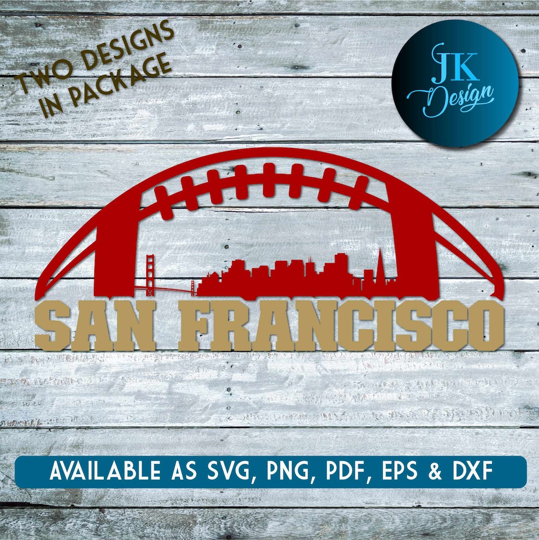 San Francisco Skyline Digital Art | SVG, PNG, PDF | Silhouette & Cricut ...