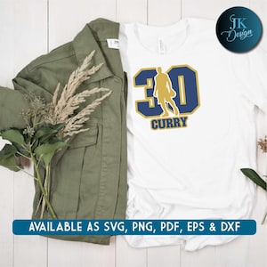 Golden State Steph Curry #30 SVG Design - Digital Download - Etsy