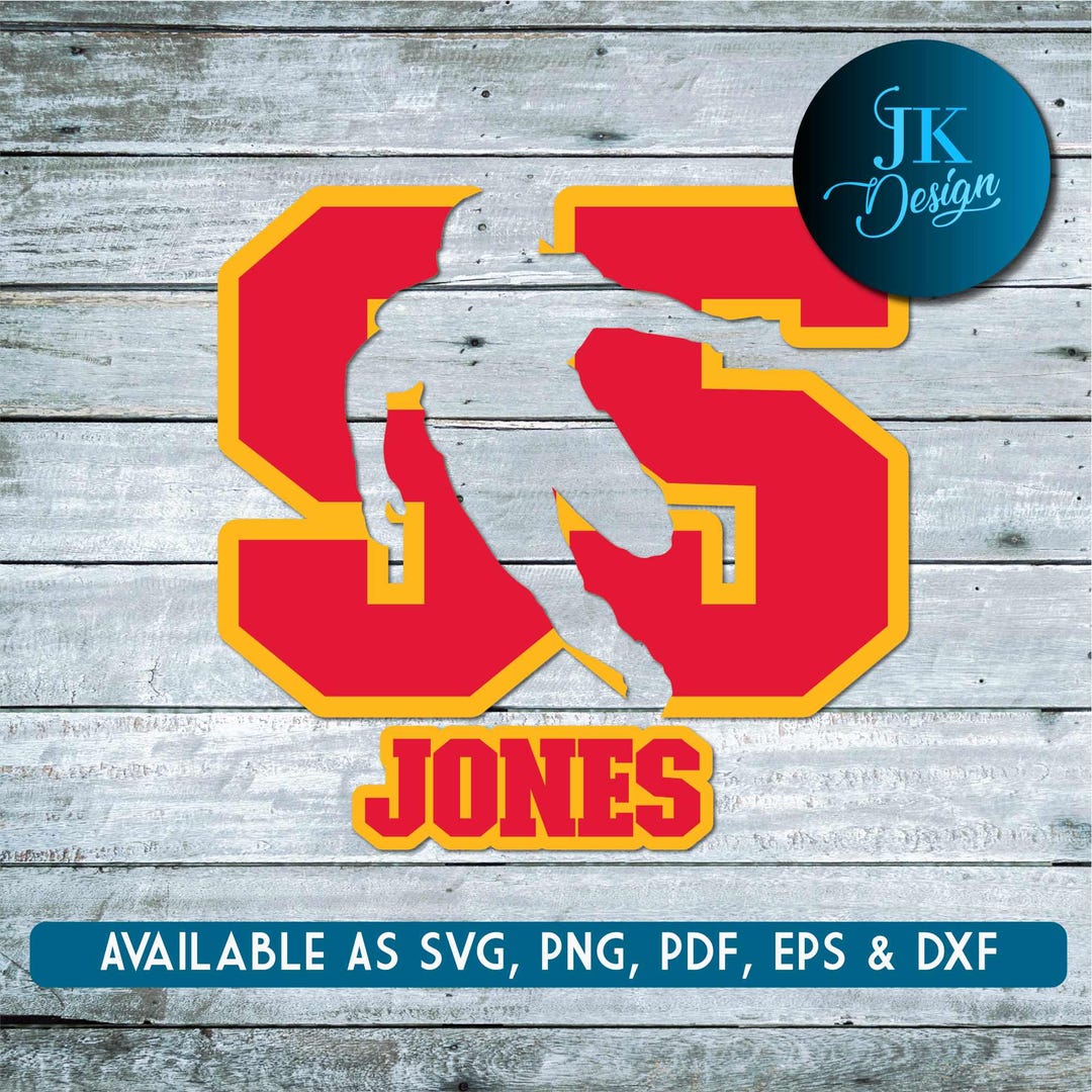 Kansas City Chris Jones #95 SVG Design - Digital Download - Etsy
