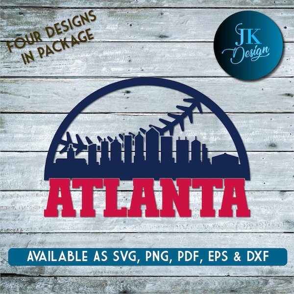 Atlanta Skyline - Etsy