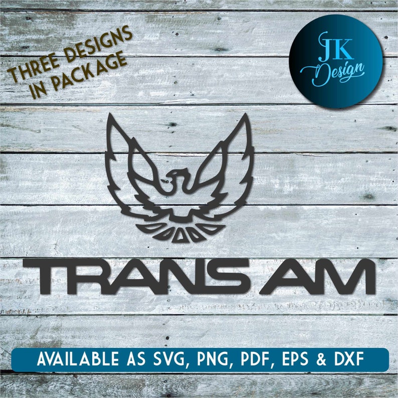 Pontiac Firebird Logo for Cutting & - SVG, AI, PNG and Silhouette ...