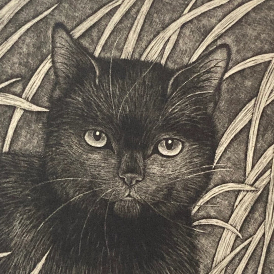 SATO EMI rustling Etching Print - Etsy