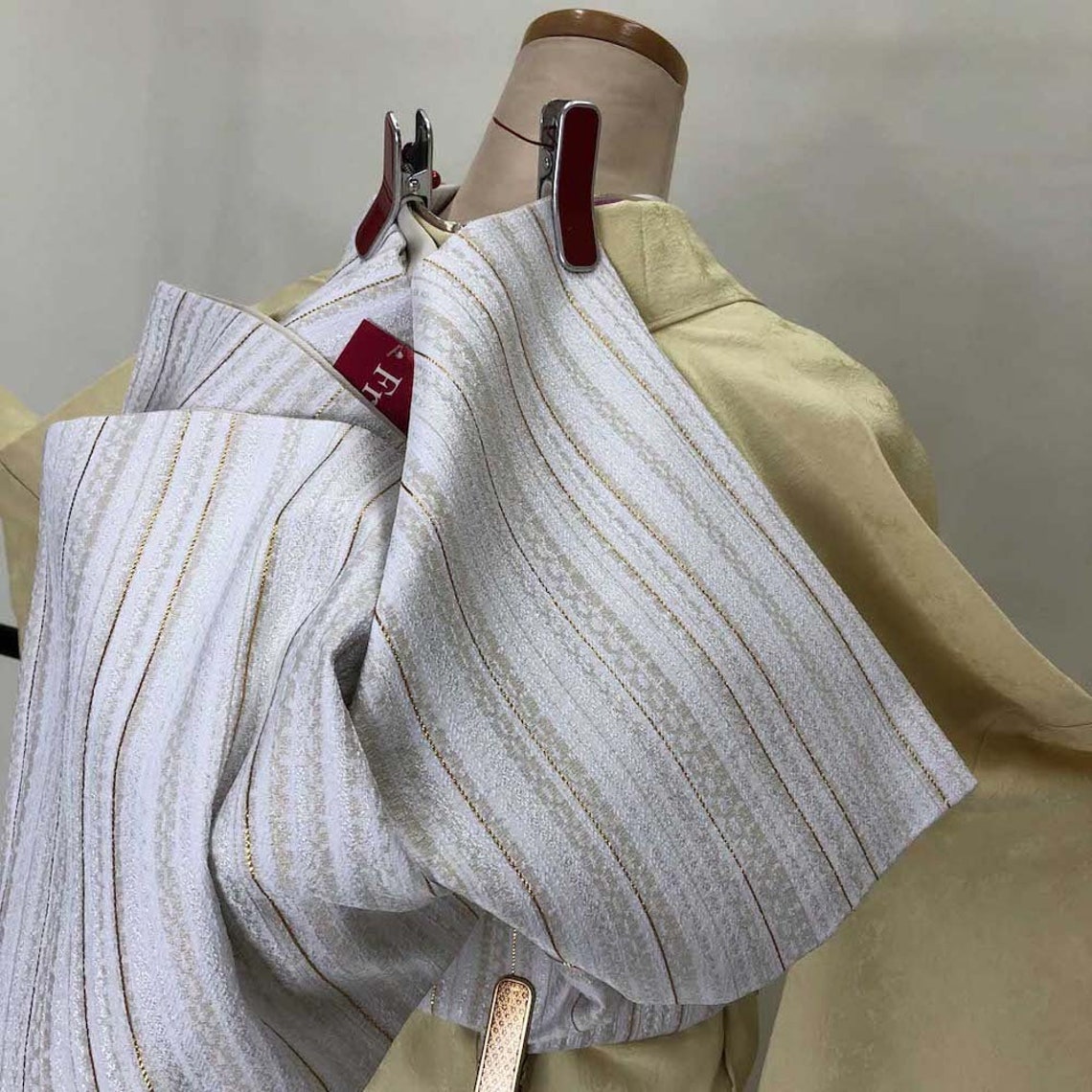 Japanese Kimono Furisode Full Set Luxurious Cherry Blossoms Small ...