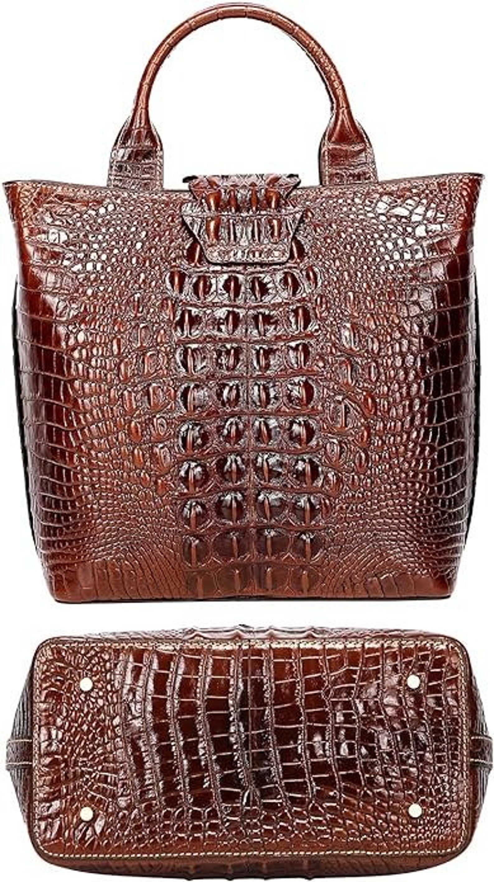 Designer Top Handle Satchel Handbags for Women Crocodile - Etsy