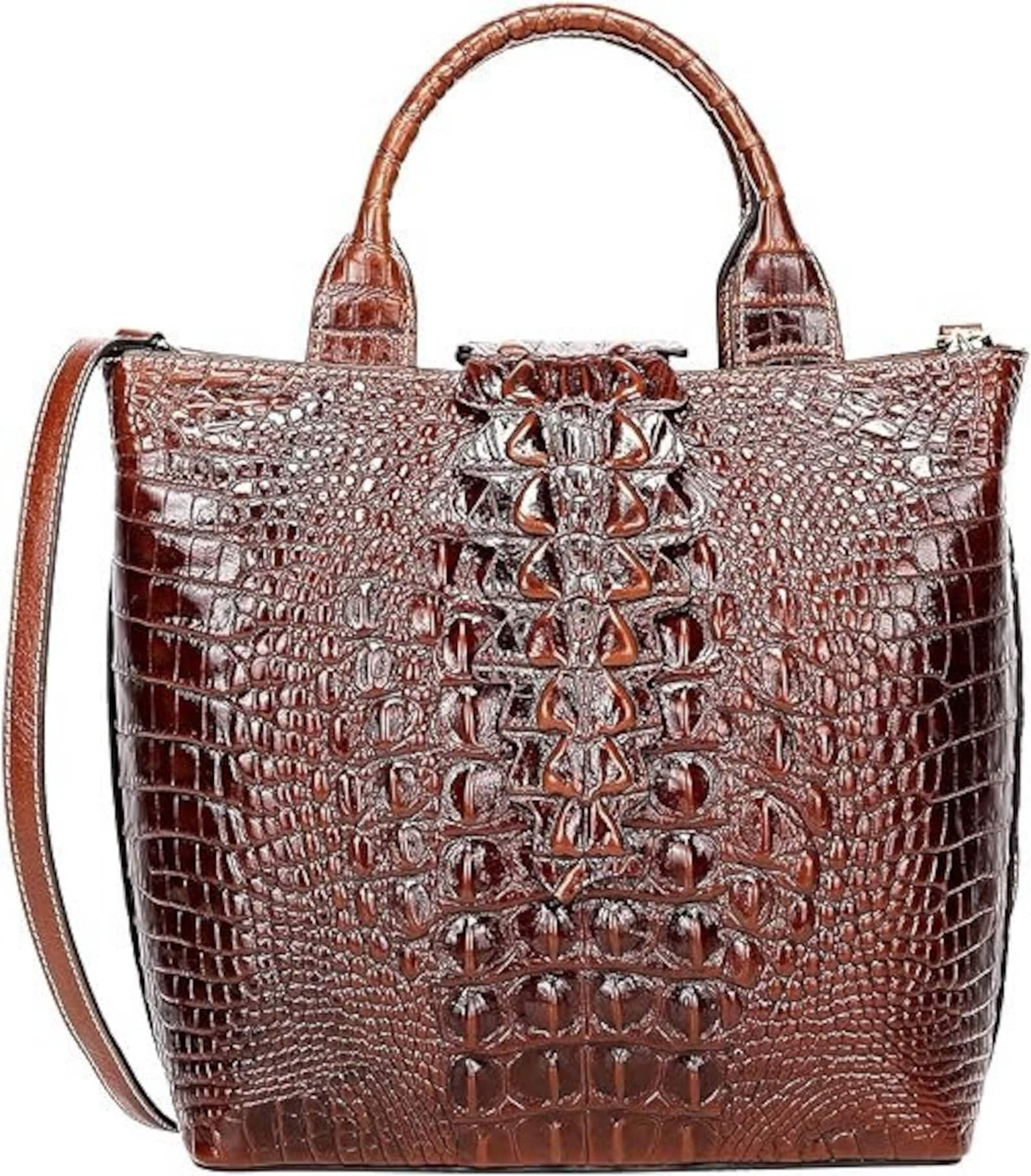 Designer Top Handle Satchel Handbags for Women Crocodile - Etsy