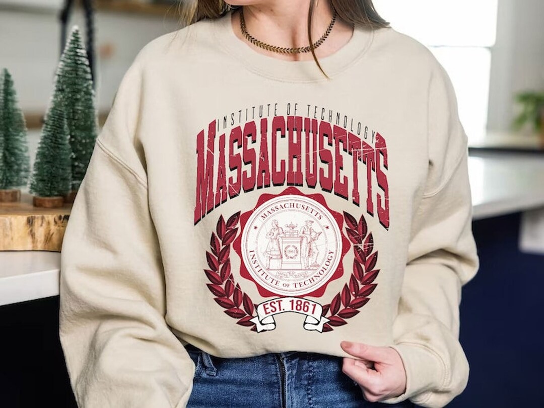 MIT Massachusetts Institute of Technology Sweatshirt, MIT Sweatshirt ...