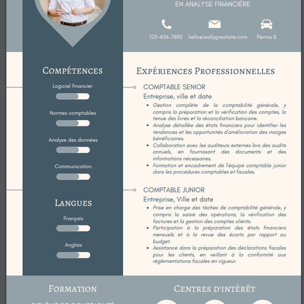 Cv De Canva - Etsy