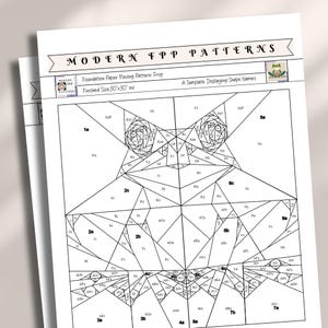 Frog Foundatıon Paper Pıecıng Pattern,quılt Pattern Frog Desıgn ...