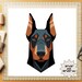 Doberman Quilt Pattern: Foundation Paper Piecing,animal Patchwork (PDF ...