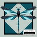 Dragonfly FPP Quilt Pattern: Modern FPP • Animal Patchwork Quilt Block ...
