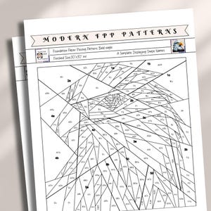 Eagle Foundatıon Paper Pıecıng Pattern,quılt Pattern Bald Eagle Desıgn ...