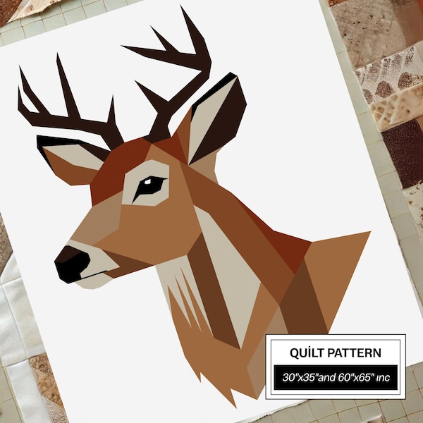Deer Quilt - Etsy