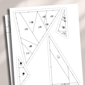 Cat Foundatıon Paper Pıecıng Pattern,quılt Pattern Cat Desıgn,patchwork ...