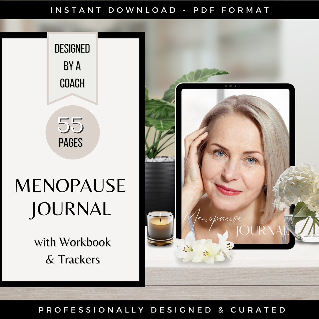 Menopause Journal & Workbook Ebook, PDF Guide Instant Download ...