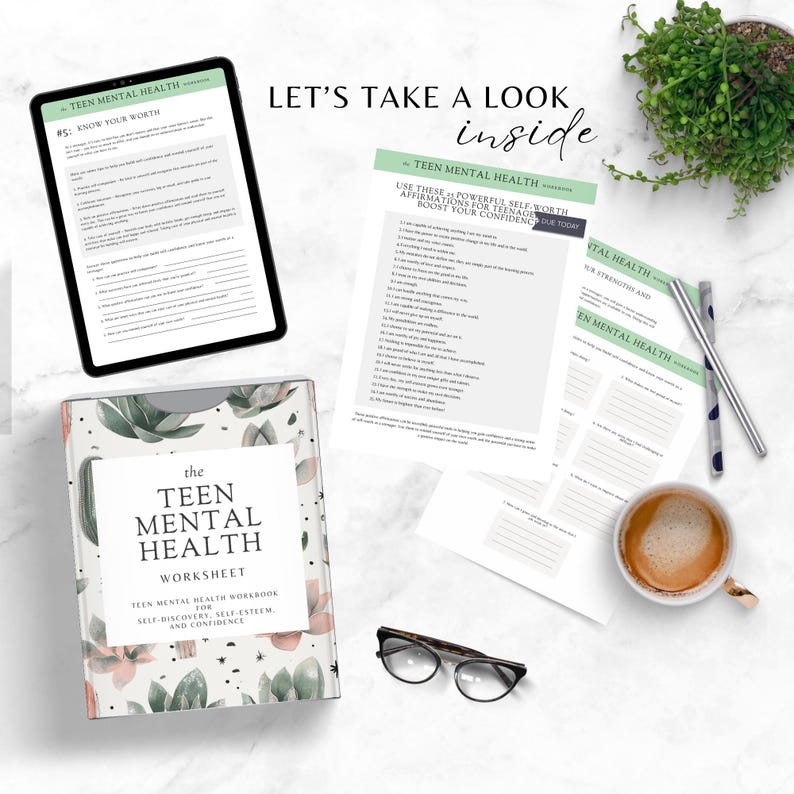 Teen Mental Health, Therapy Workbook, Confidence Building, Self Esteem ...
