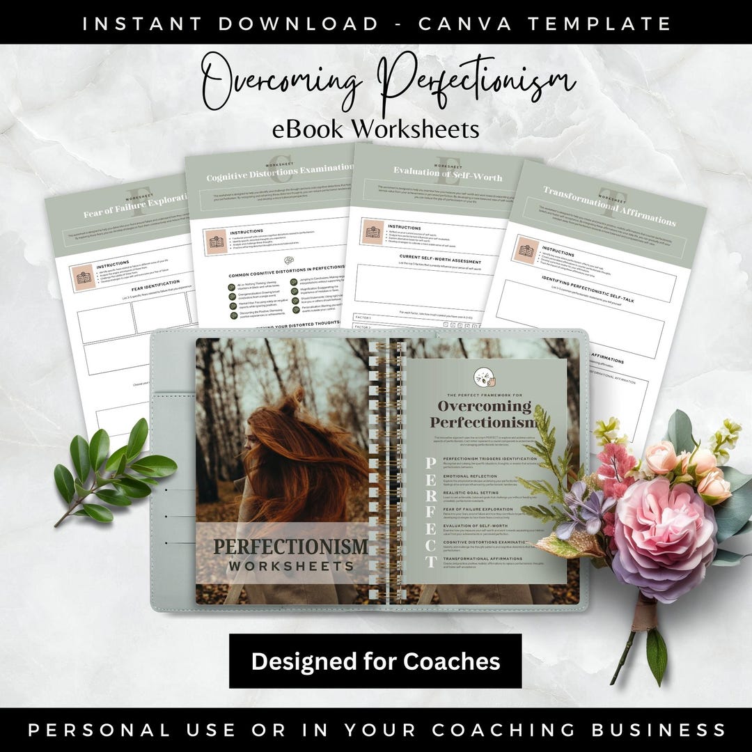 Understanding Perfectionism Worksheets, Perfectionist Counselling ...
