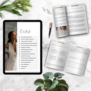 Overcome Imposter Syndrome Workbook, Done for You Content Canva ...