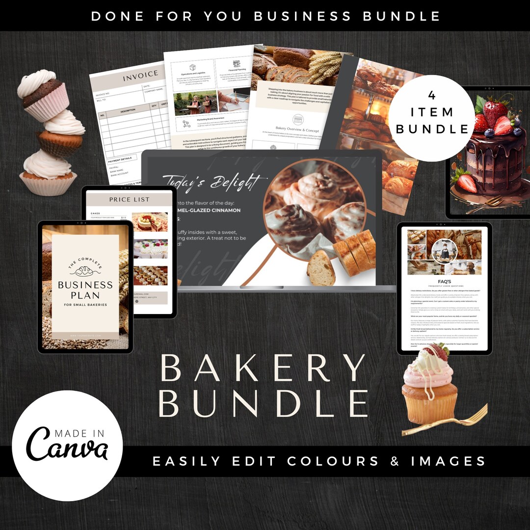 Bakery Business Cards, Baking and Business, Bakery Business Plan ...