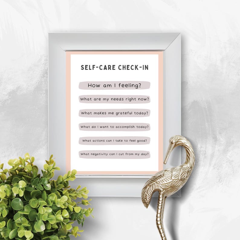 Set of 20 Self Care Card Posters for Therapy Office Decor, Self Care ...