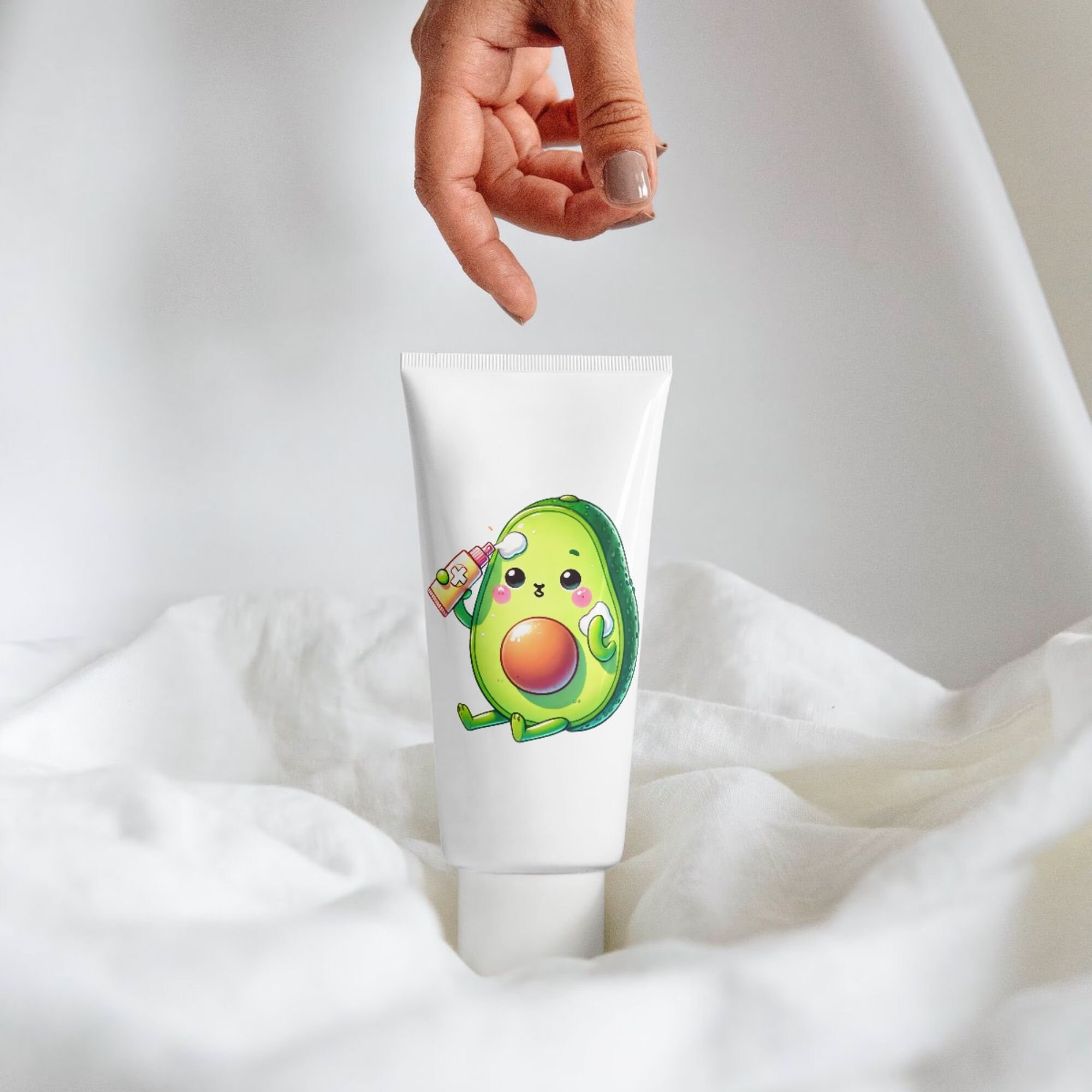 Summer Avocado Clipart, Cute Avocado Png, Watercolor Fruits Clipart ...