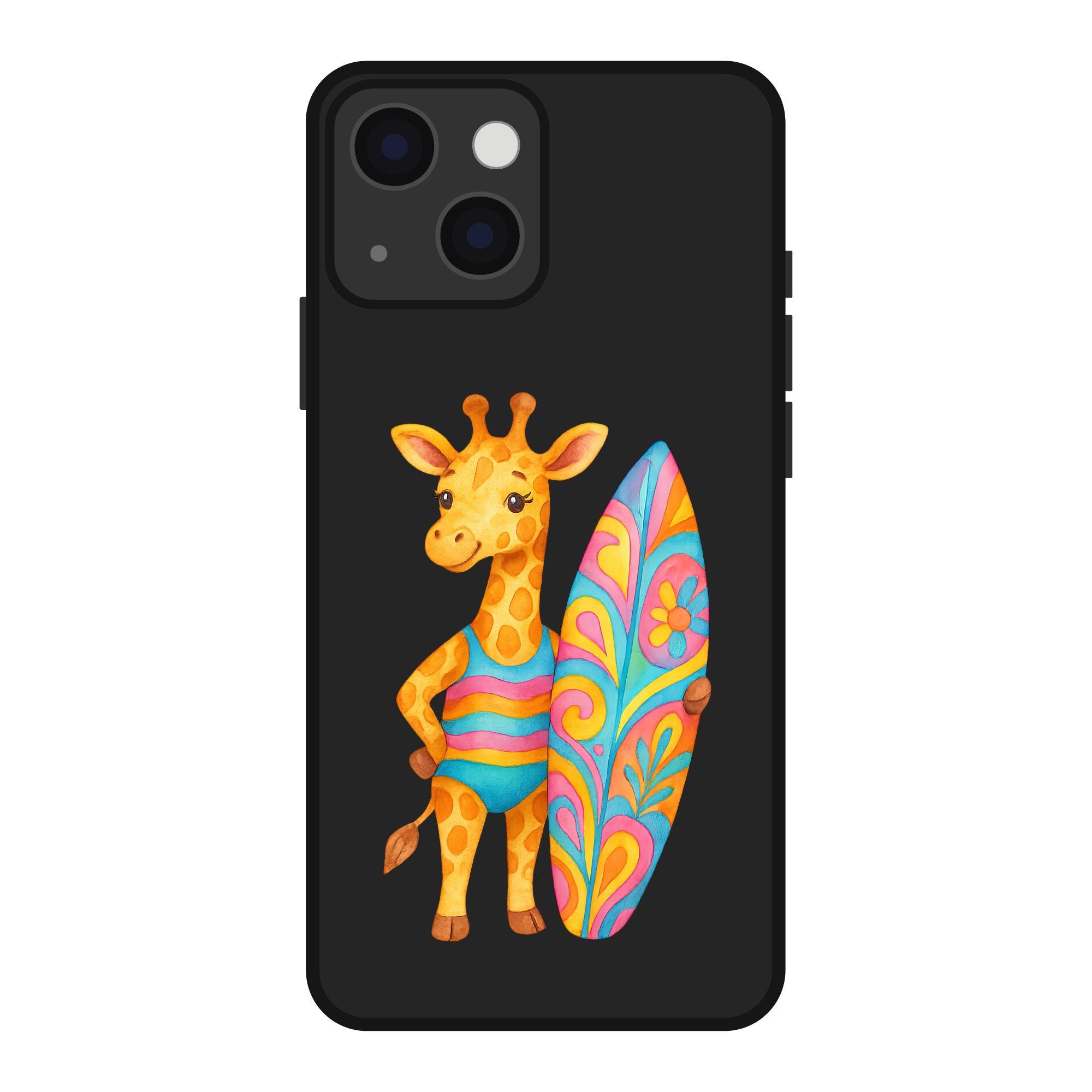 Summer Giraffe, Giraffe Clipart, Funny Giraffe Bundle, Watercolor ...