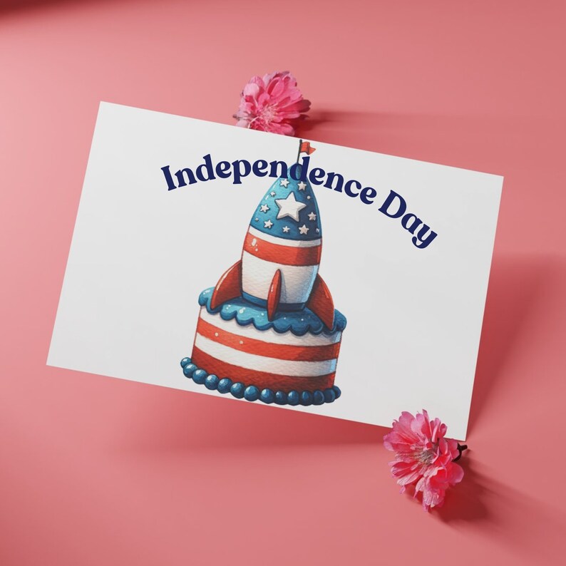 Patriotic Sweets Clipart, USA Flag Bakery & Ice Cream Clipart, Red ...