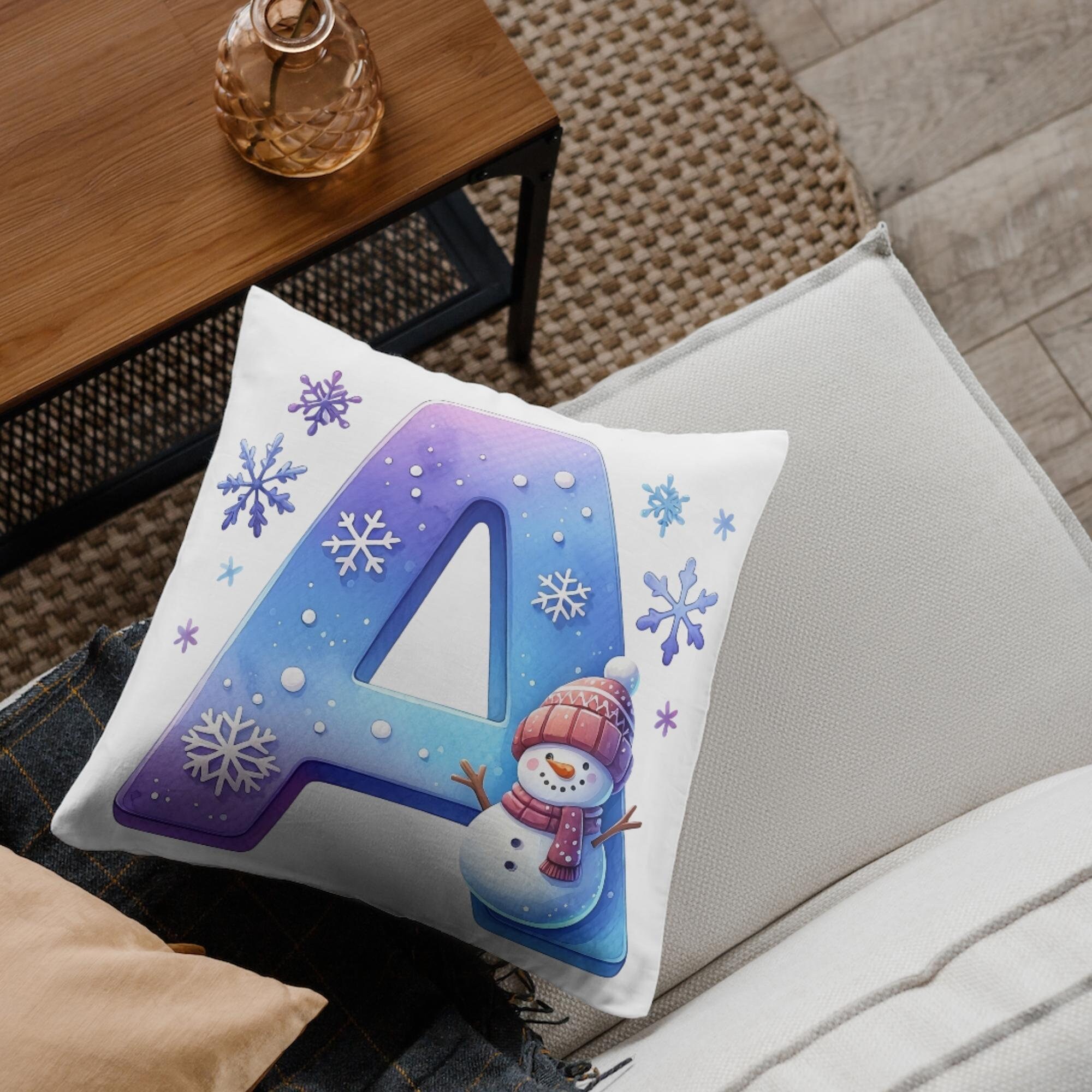 Snowman Alphabet Clipart, Snowman PNG Letter, Snowman Font, Snowman ...