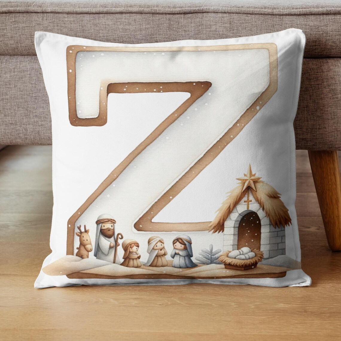 Nativity Alphabet Clipart, Nativity PNG Letter, Nativity Font, Nativity ...