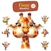 Funny Giraffe Png, Funny Giraffe Clip Art, Cool Giraffe Bundle ...