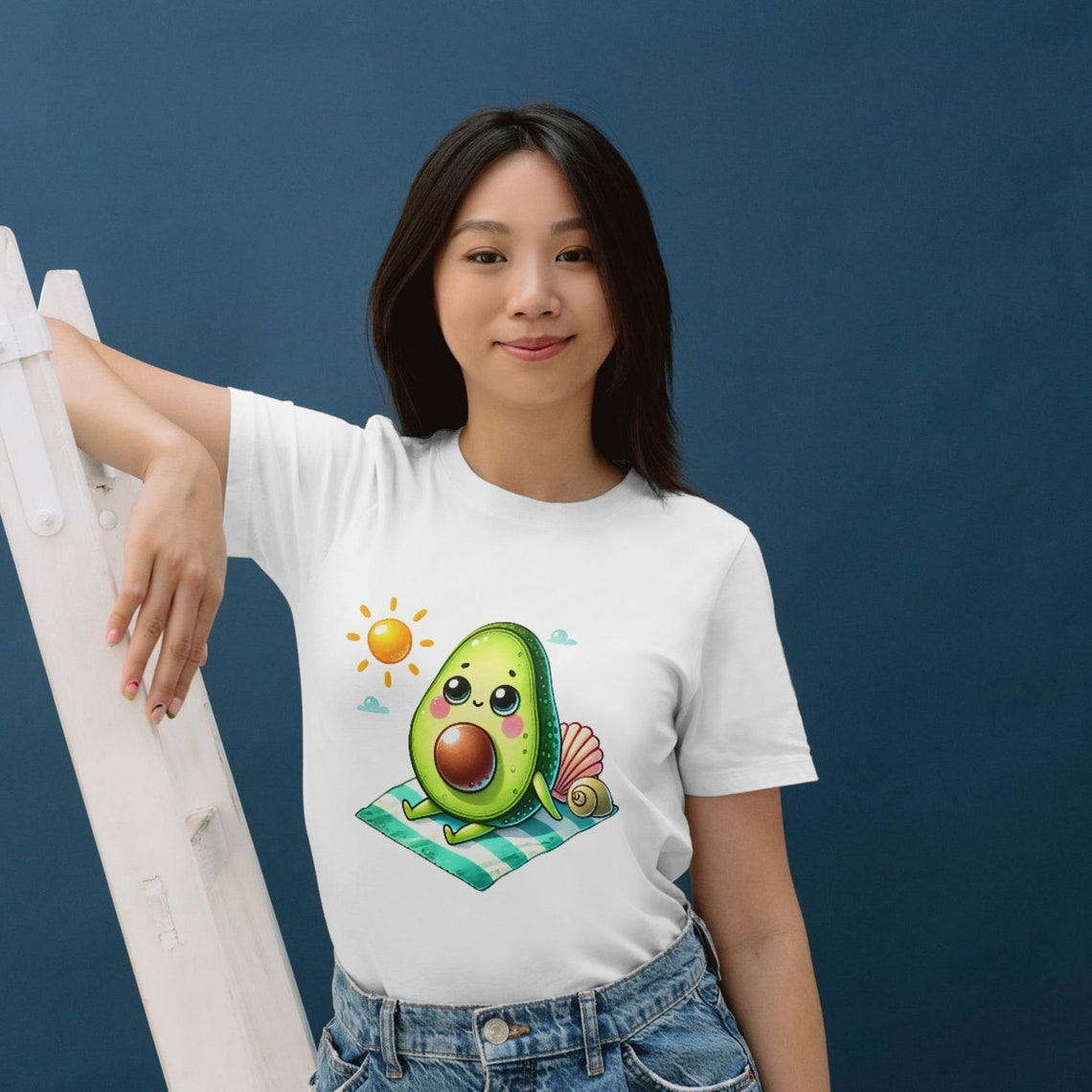 Summer Avocado Clipart, Cute Avocado Png, Watercolor Fruits Clipart ...