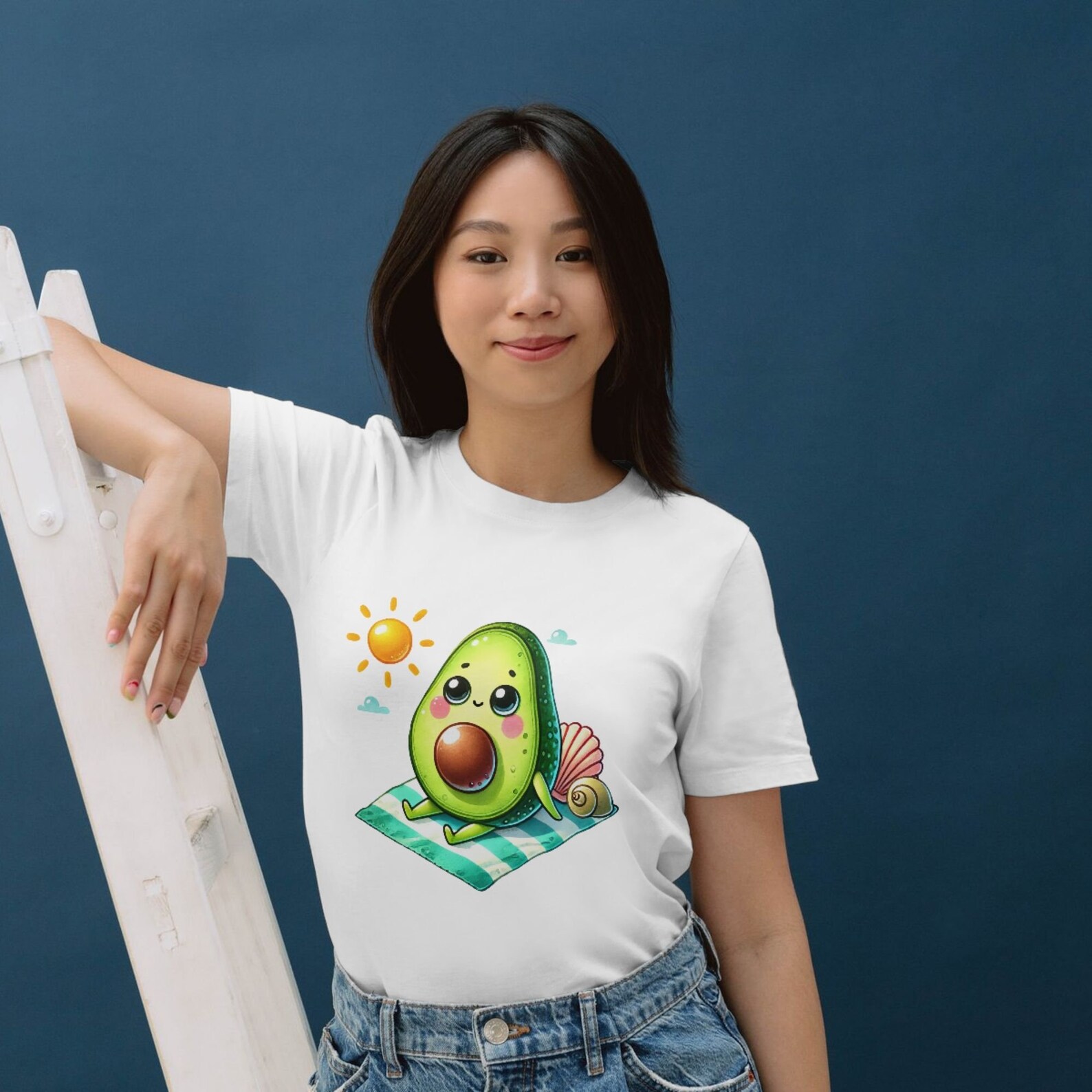 Summer Avocado Clipart, Cute Avocado Png, Watercolor Fruits Clipart ...