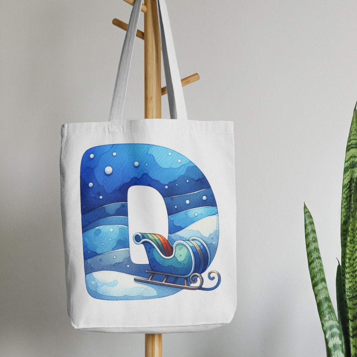 Santa Sleigh Alphabet Clipart, Santa Sleigh PNG Letter, Santa Sleigh ...