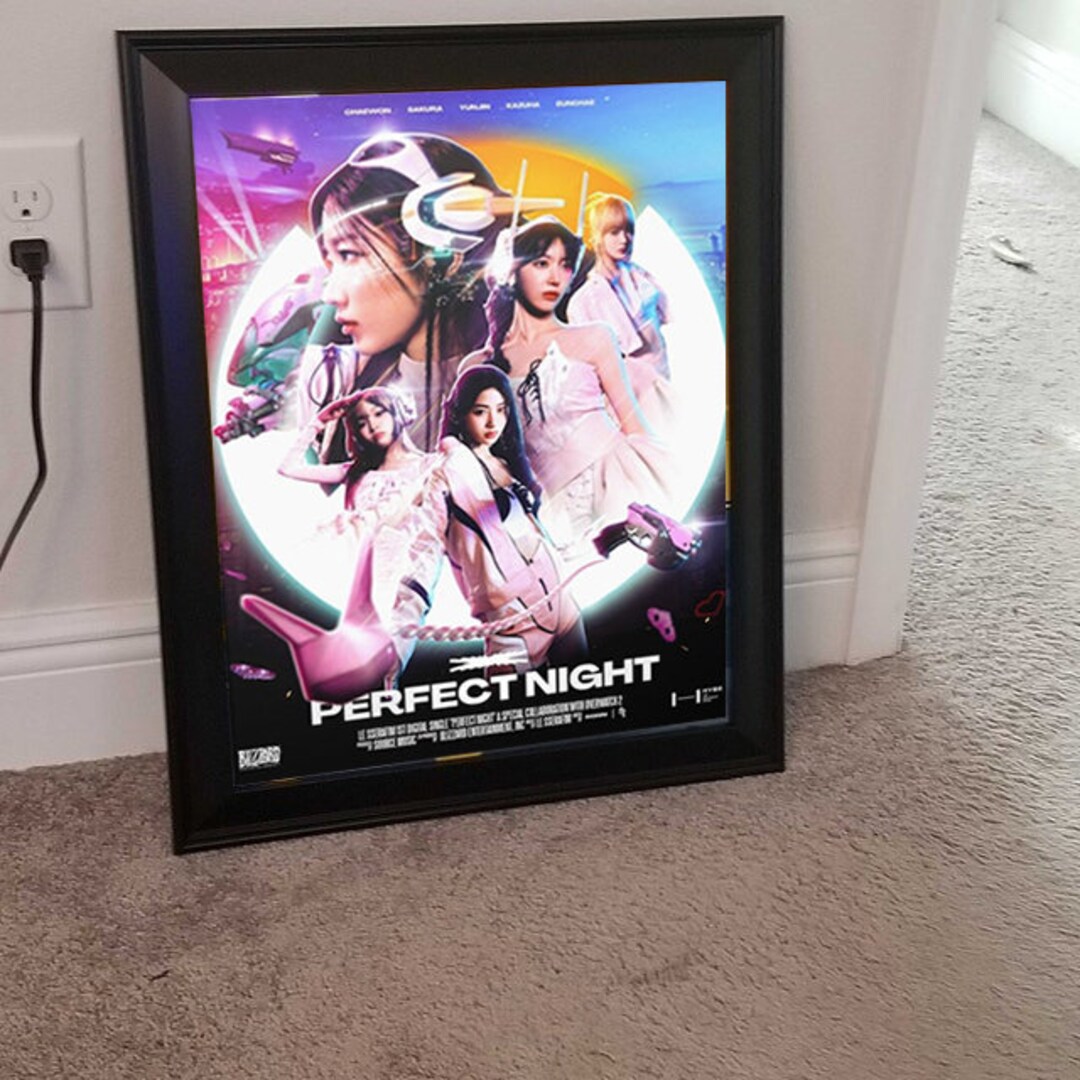 Le Sserafim Perfect Night Overwatch Movie Style Aesthetic Kpop Idol ...