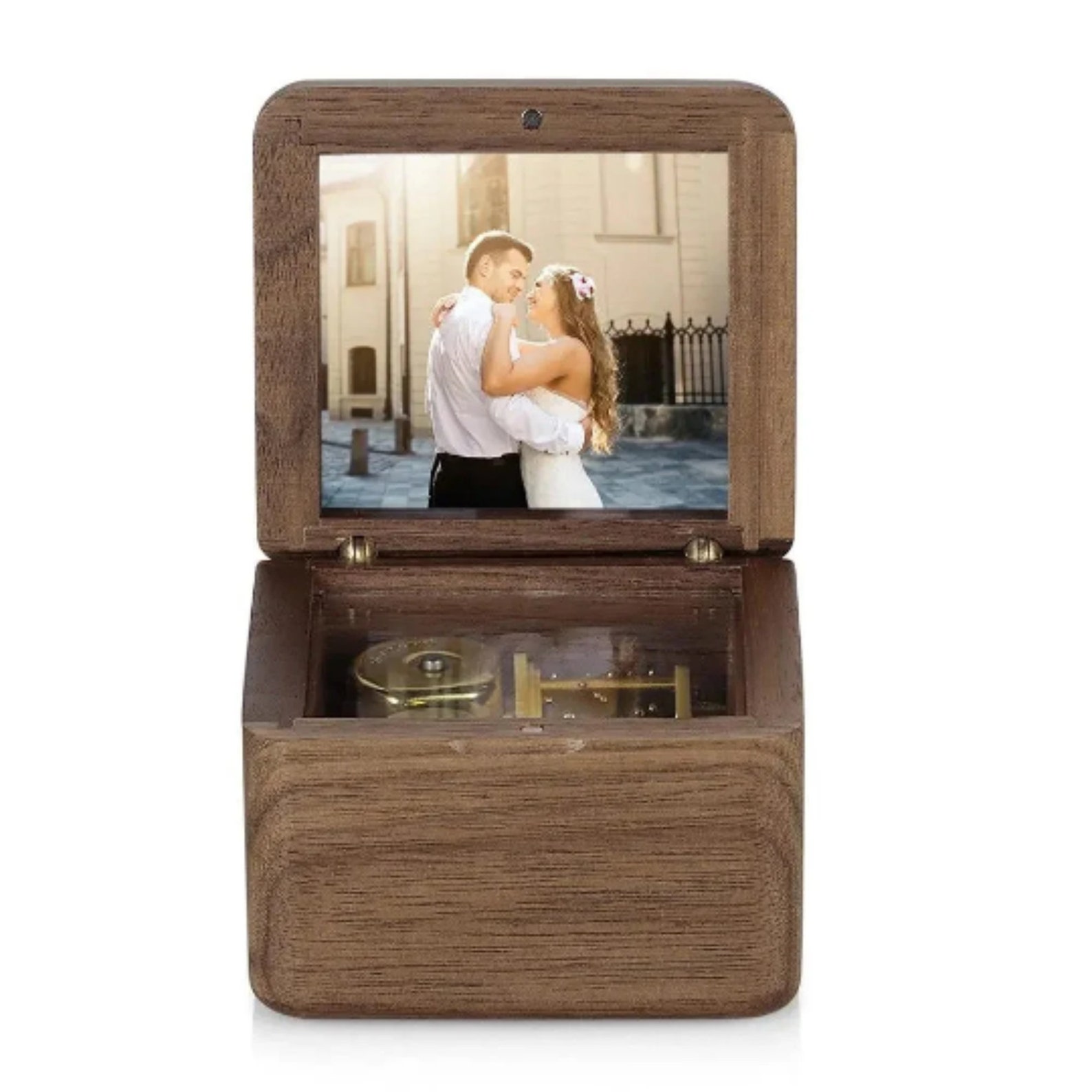 Personalized Wooden Music Box Custom Music Box Vintage Heart Music Box ...