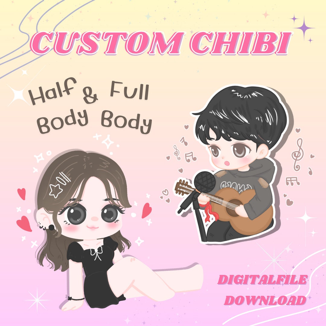 Chibi Character Chibi Logo Cute Chibi Chibi Emotes Custom Chibi ...