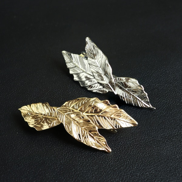 Leaf Hair Clip - Etsy