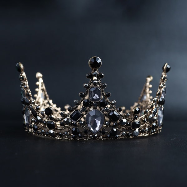 Black Tiara - Etsy